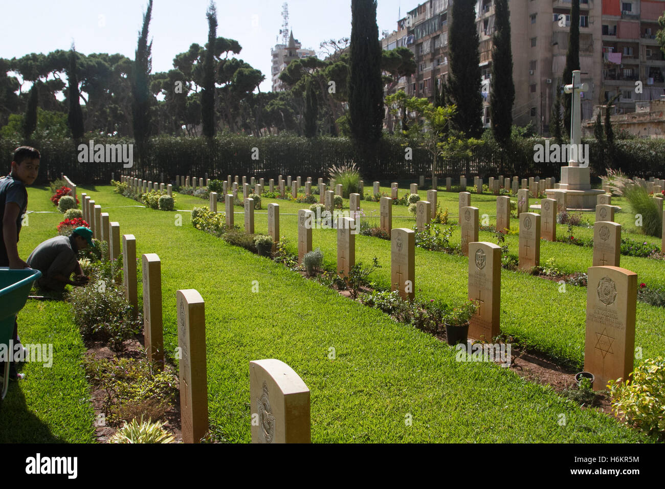 Commonwealth graves cemetery beirut hi-res stock photography and images ...