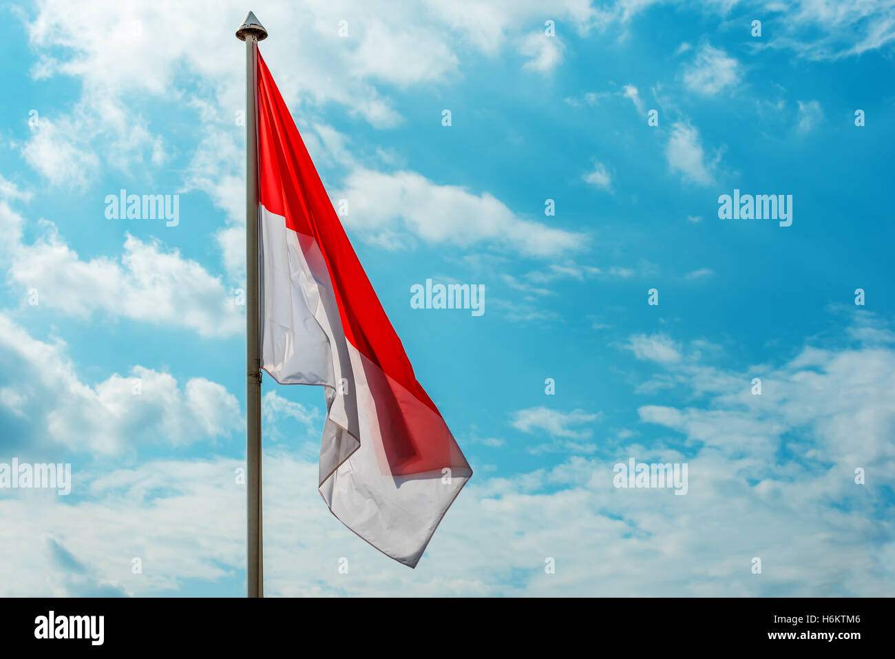 Flag of Monaco Stock Photo - Alamy