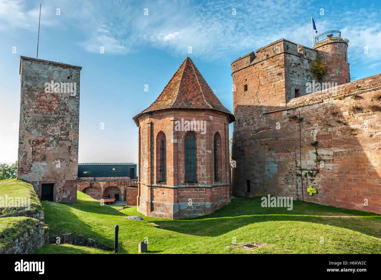 Lichtenberg Castle in Lichtenberg, Alsace, Bas-Rhin, France, Europe ...