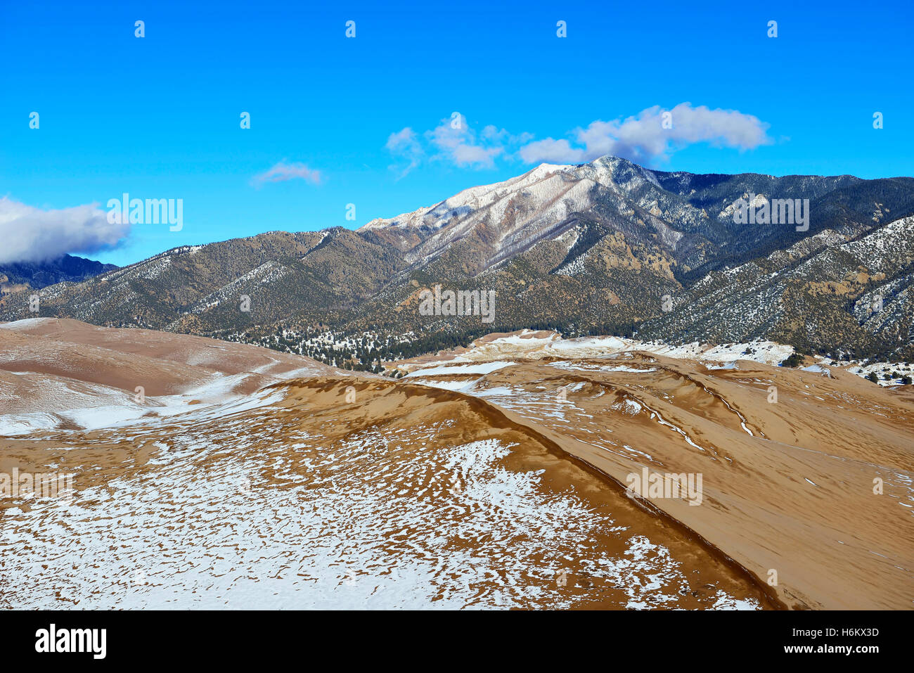 Great Sand Dunes National Park Winter High Resolution Stock Photography ...