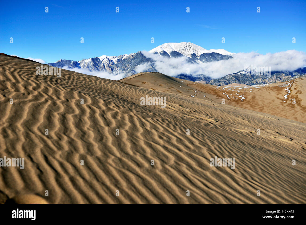 Great Sand Dunes National Park Winter High Resolution Stock Photography ...