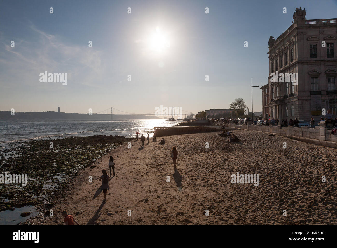 Waterfront, Lisbon, Portugal Stock Photo - Alamy