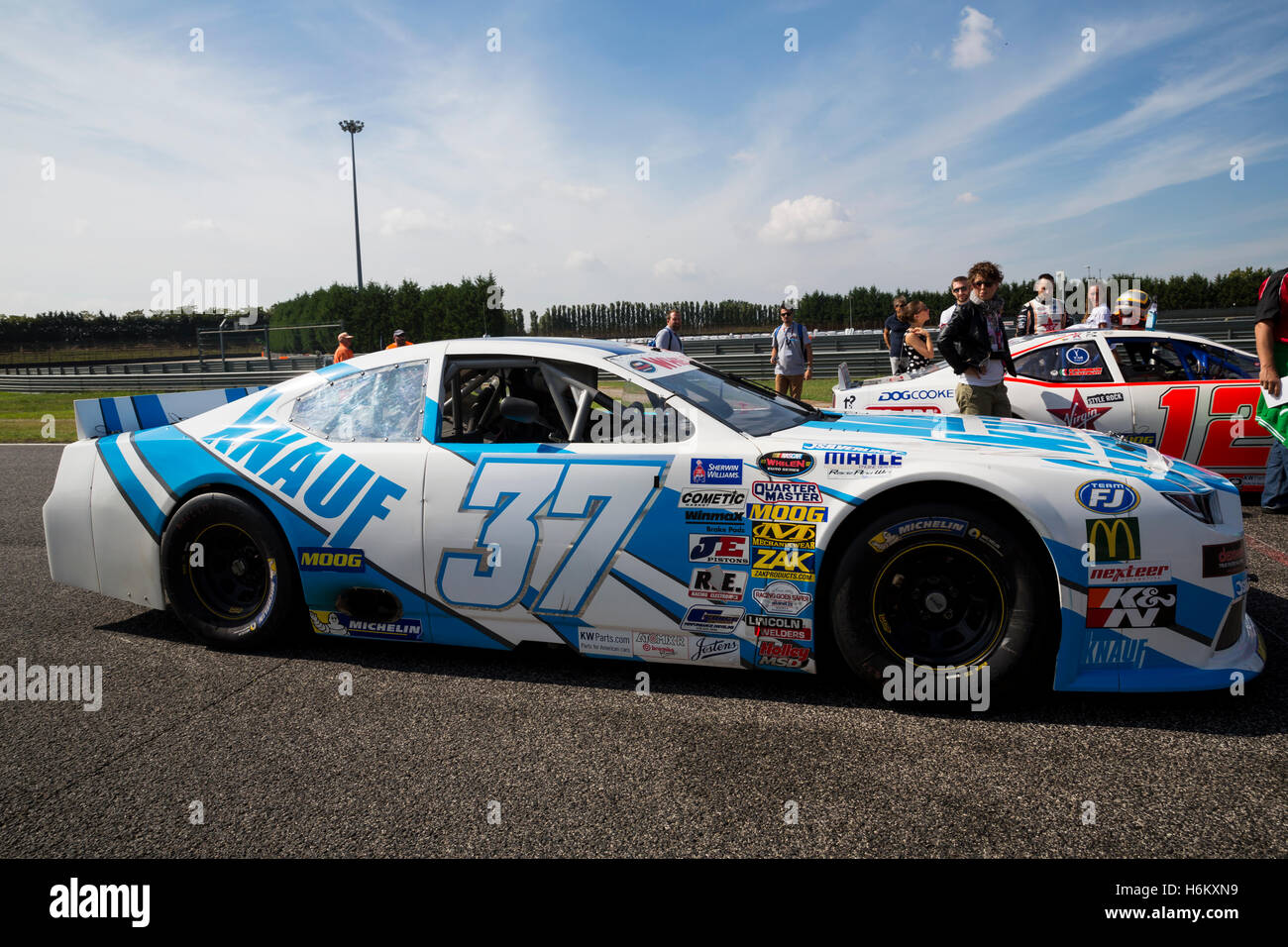 Adria, Rovigo, Italy - September 17, 2016: Knauf Racing Team, driven by ...