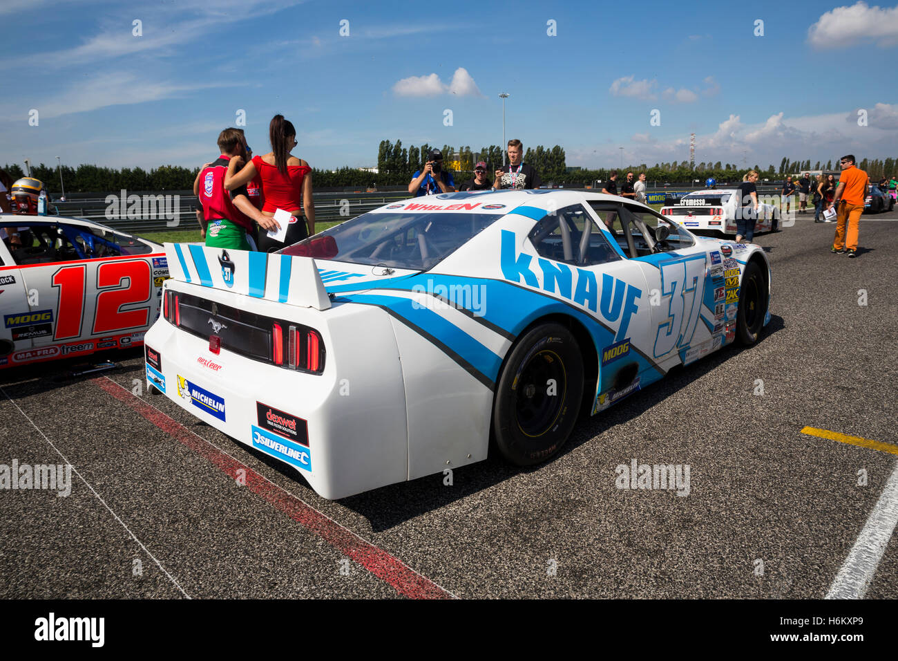 Adria, Rovigo, Italy - September 17, 2016: Knauf Racing Team, driven by ...