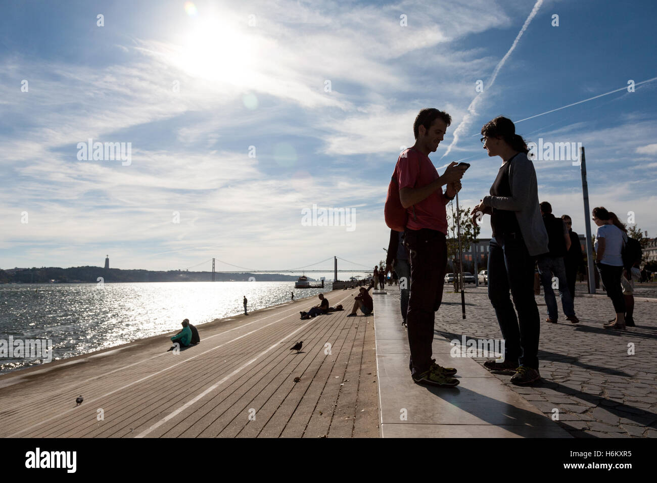 Waterfront, Lisbon, Portugal Stock Photo - Alamy