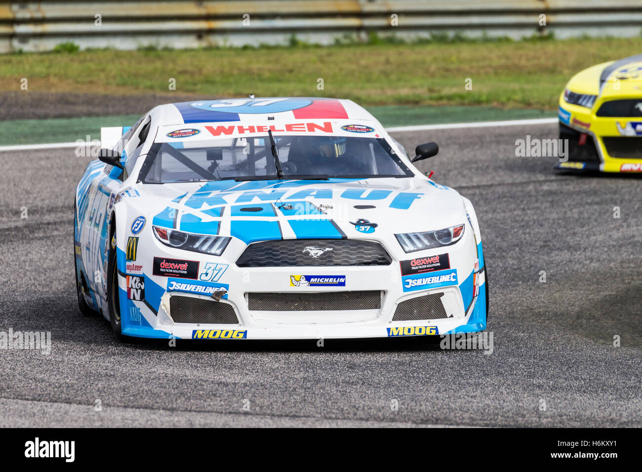 Adria, Rovigo, Italy - September 17, 2016: Knauf Racing Team, driven by ...