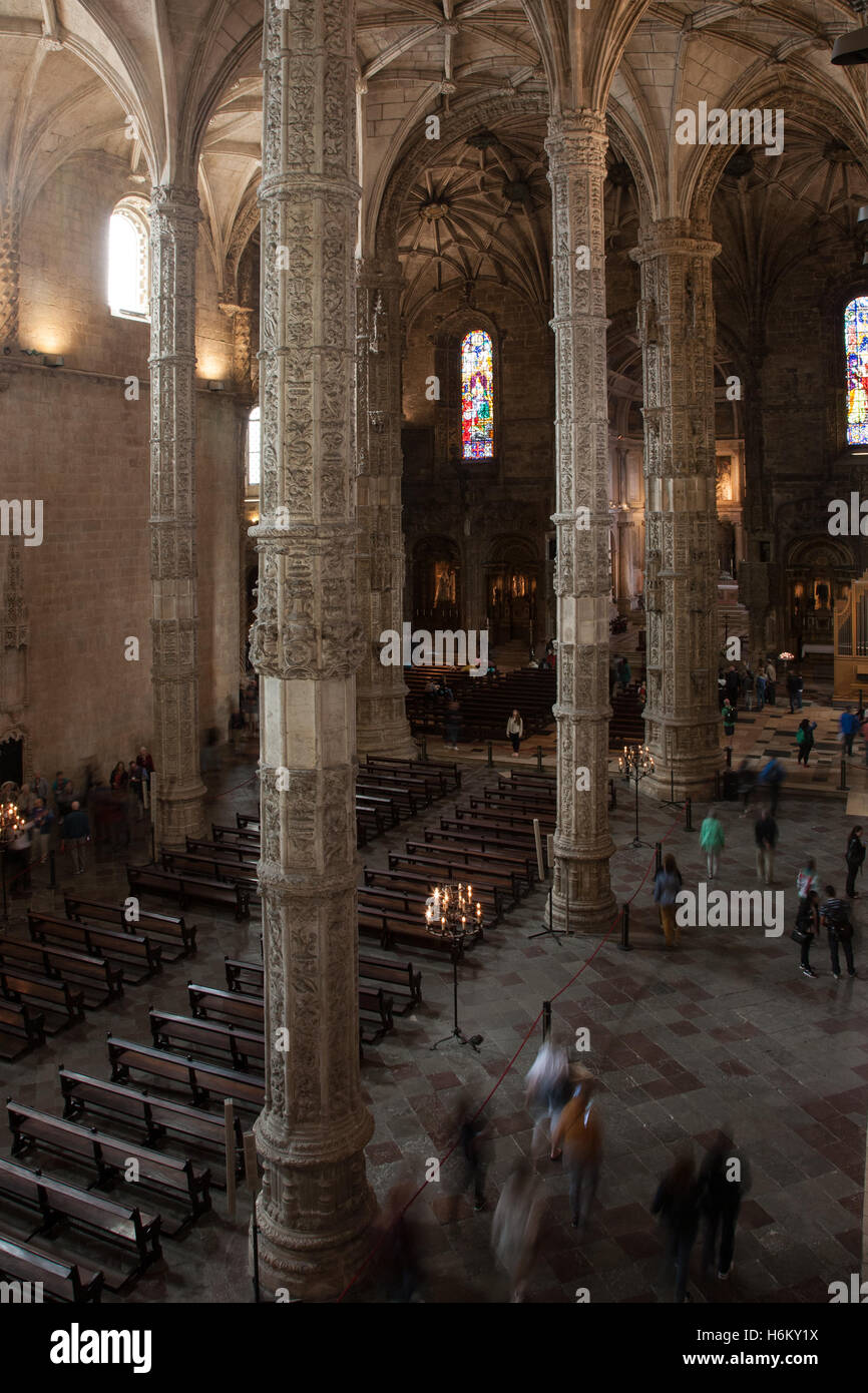 The Jeronimos Monastery aka Hieronymites Monastery, Belem, Lisbon ...