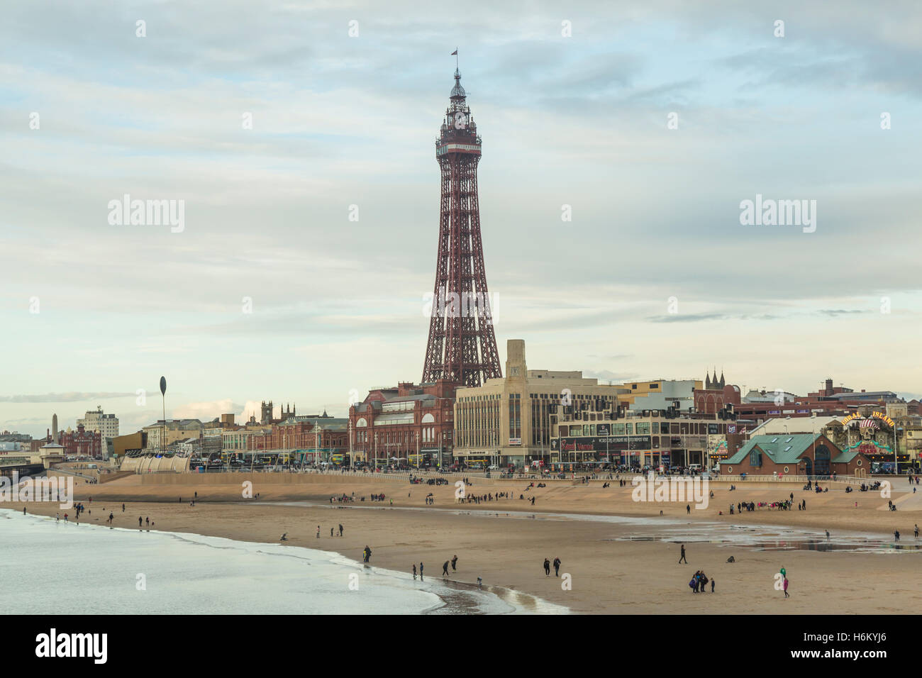Blackpool south pier piers hi-res stock photography and images - Alamy