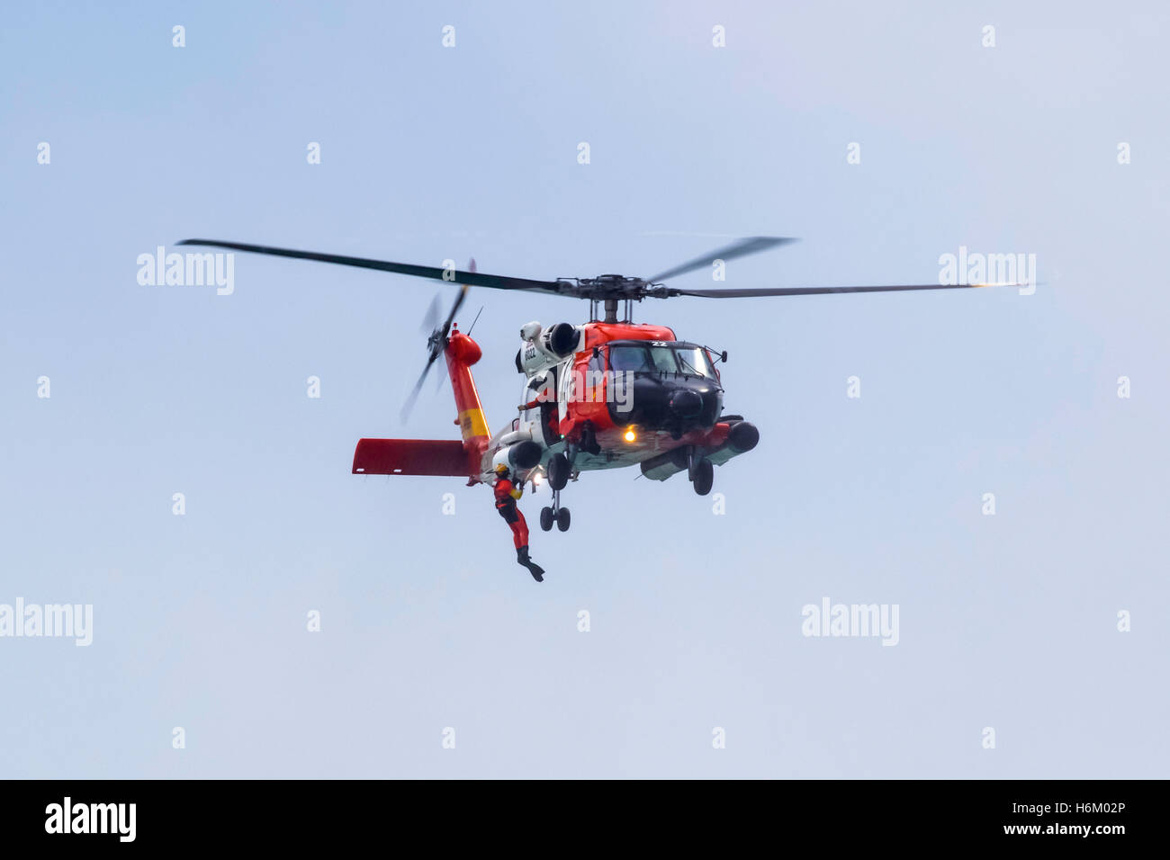 Coast Guard rescue helicopter and rescue diver performing at 2016 ...