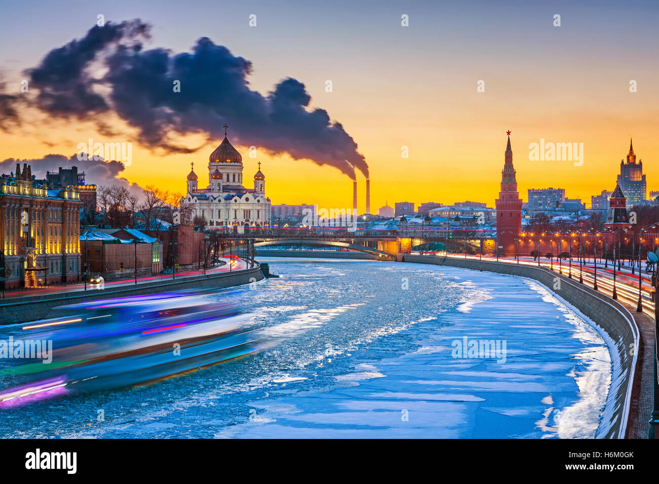Winter in Moscow Stock Photo - Alamy