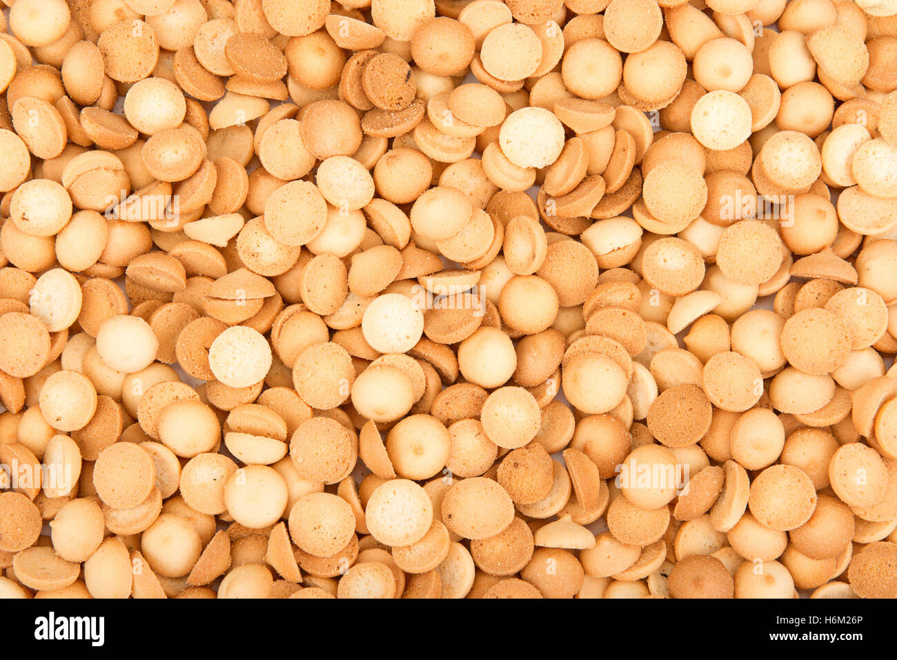 Small round cracker background hi-res stock photography and images - Alamy