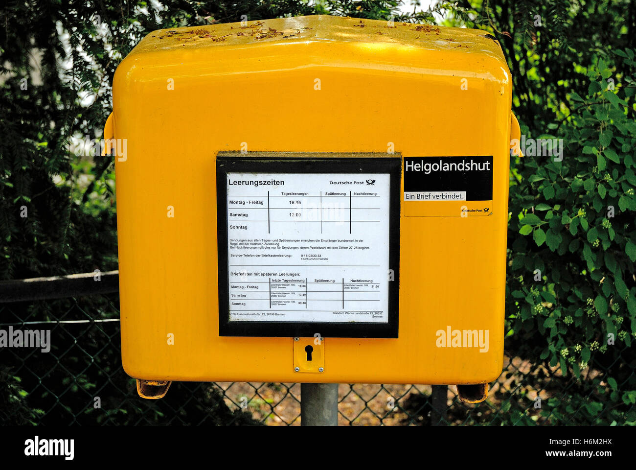 Deutsche post mailbox hi-res stock photography and images - Alamy