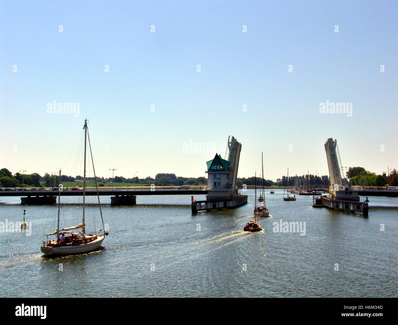 Bascule bridge kappeln hi-res stock photography and images - Alamy