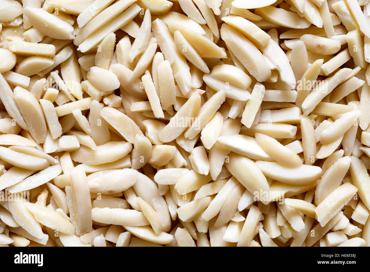 Background of slivered almonds Stock Photo - Alamy