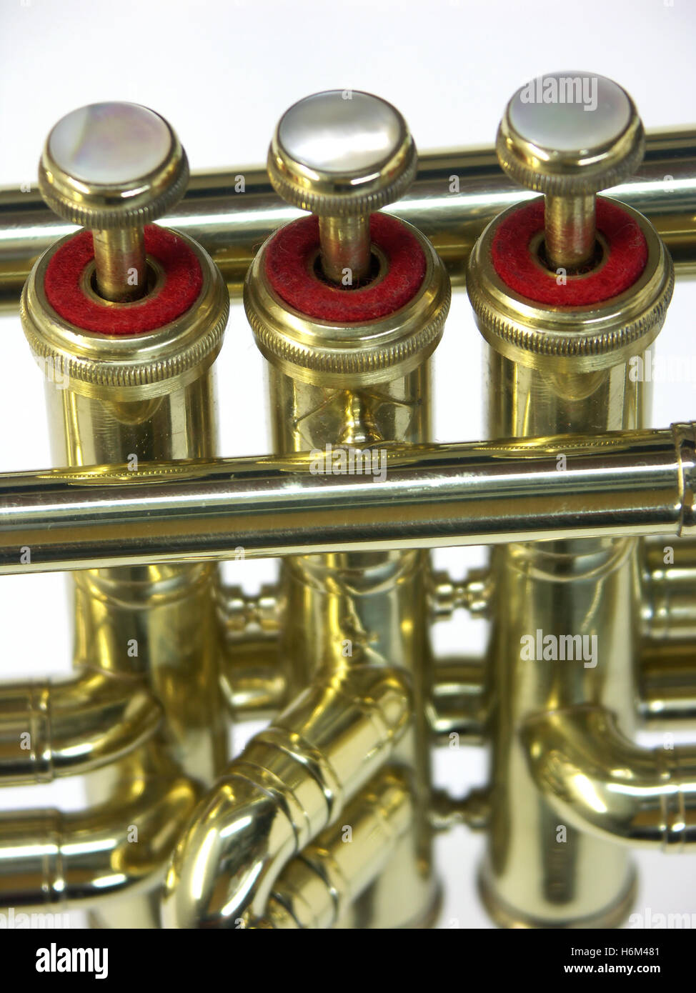 Music trumpet valves hi-res stock photography and images - Alamy