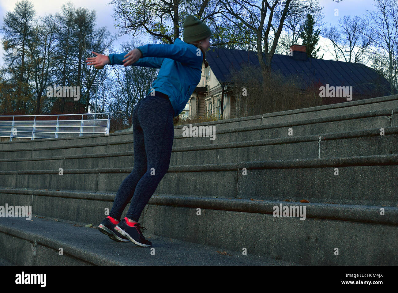 Foot of stairs hi-res stock photography and images - Alamy