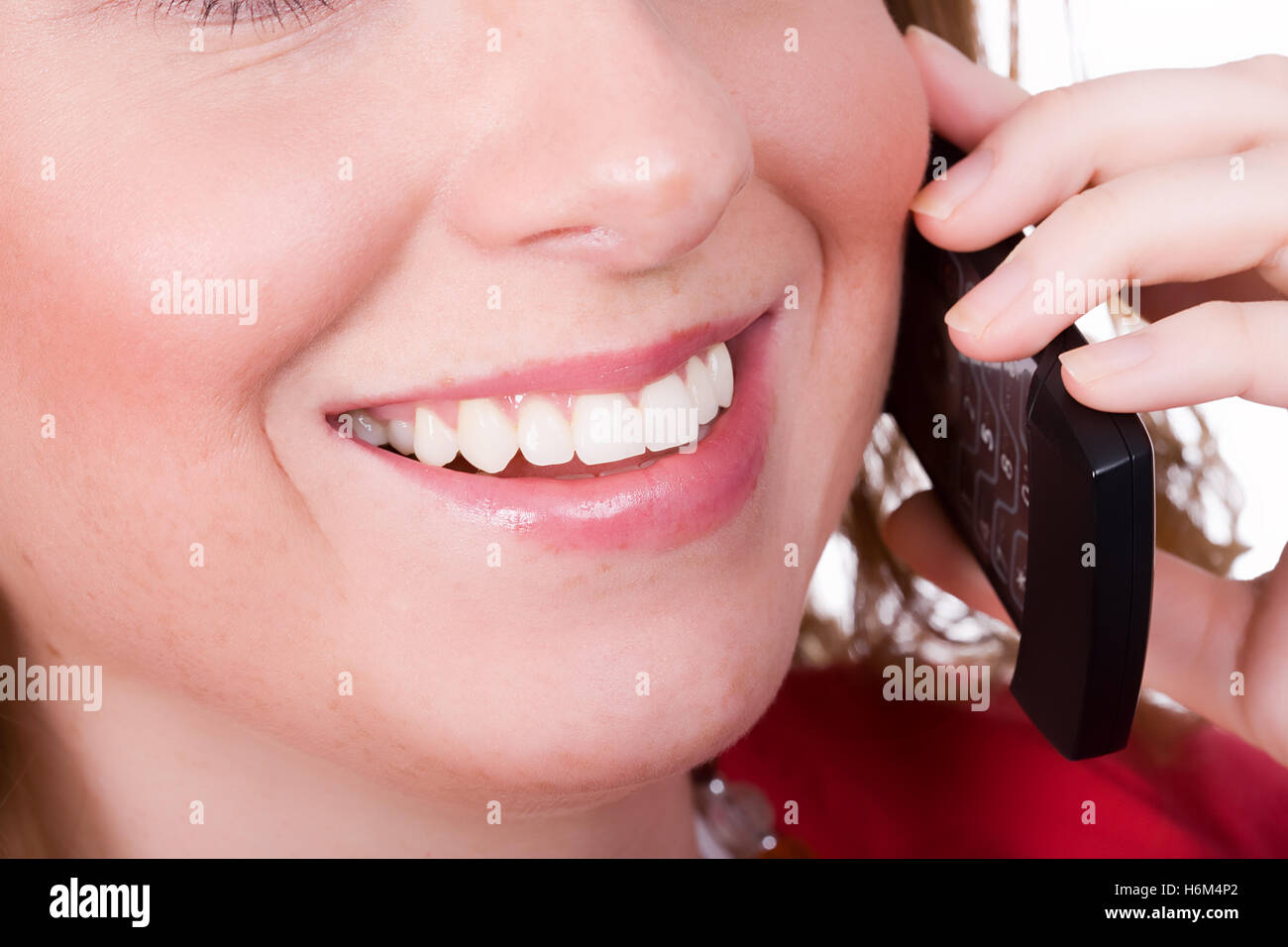 the phone at the ear Stock Photo - Alamy