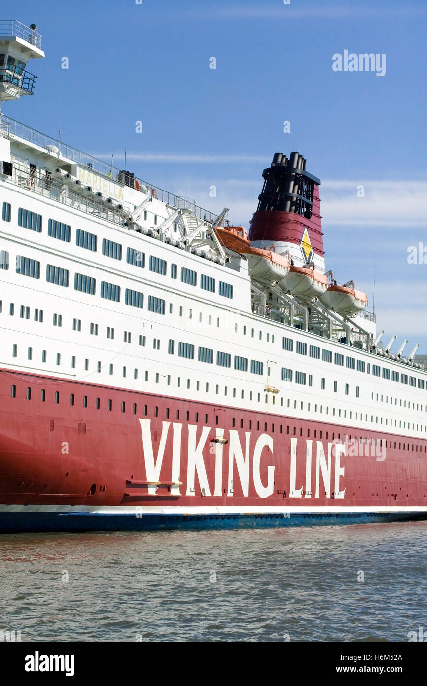 Viking Line ferry in Helsinki Finland Stock Photo - Alamy