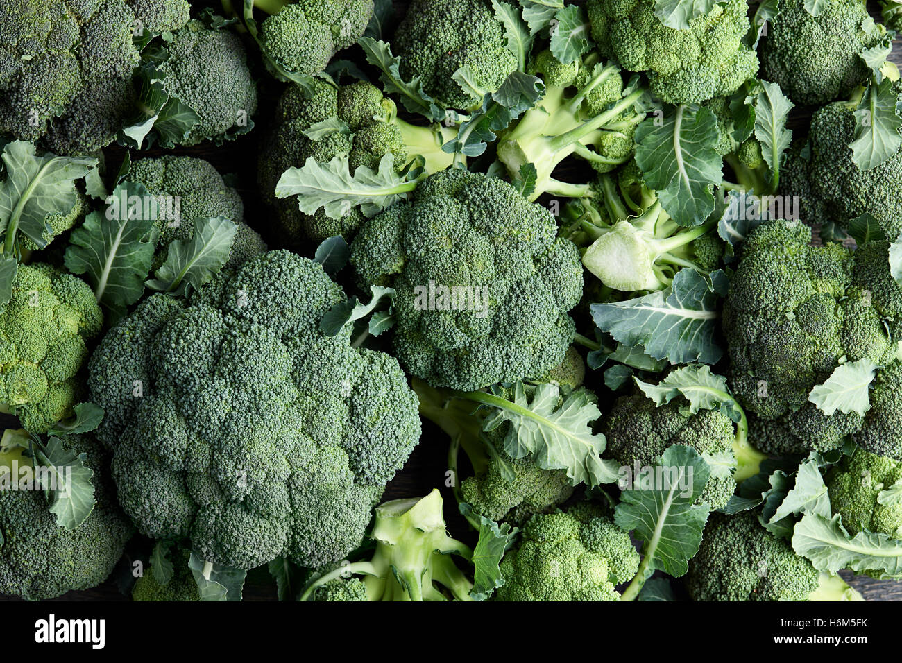 Fresh broccoli background Stock Photo - Alamy