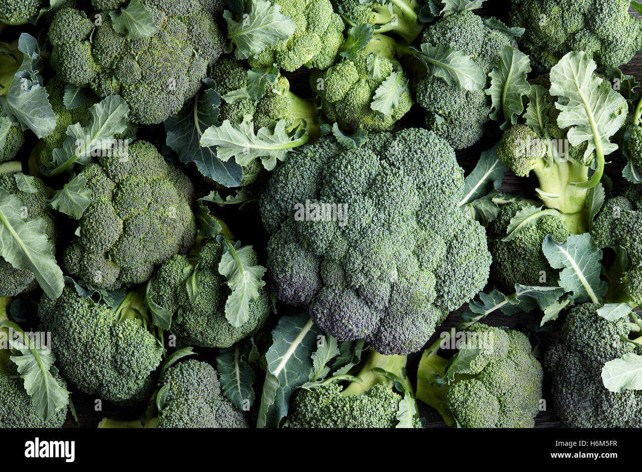 Fresh broccoli background Stock Photo - Alamy