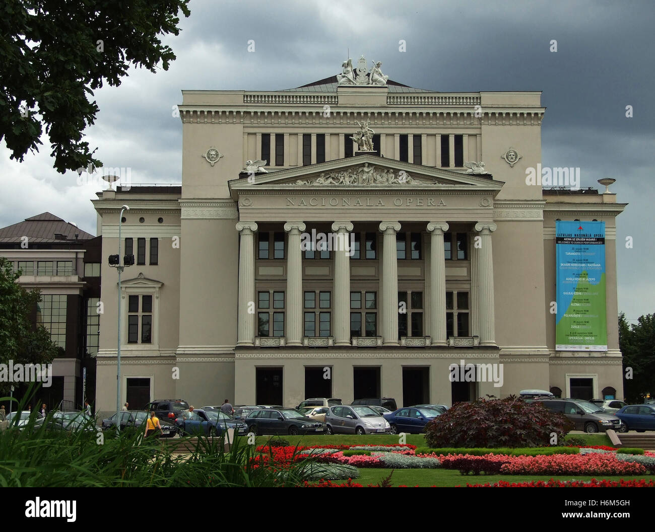 national opera riga Stock Photo - Alamy