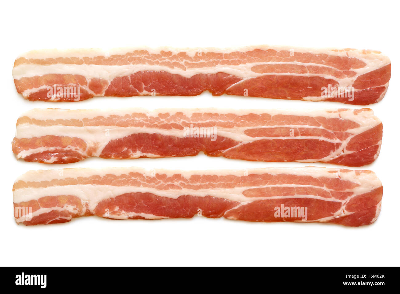 Bacon isolated on white hi-res stock photography and images - Alamy