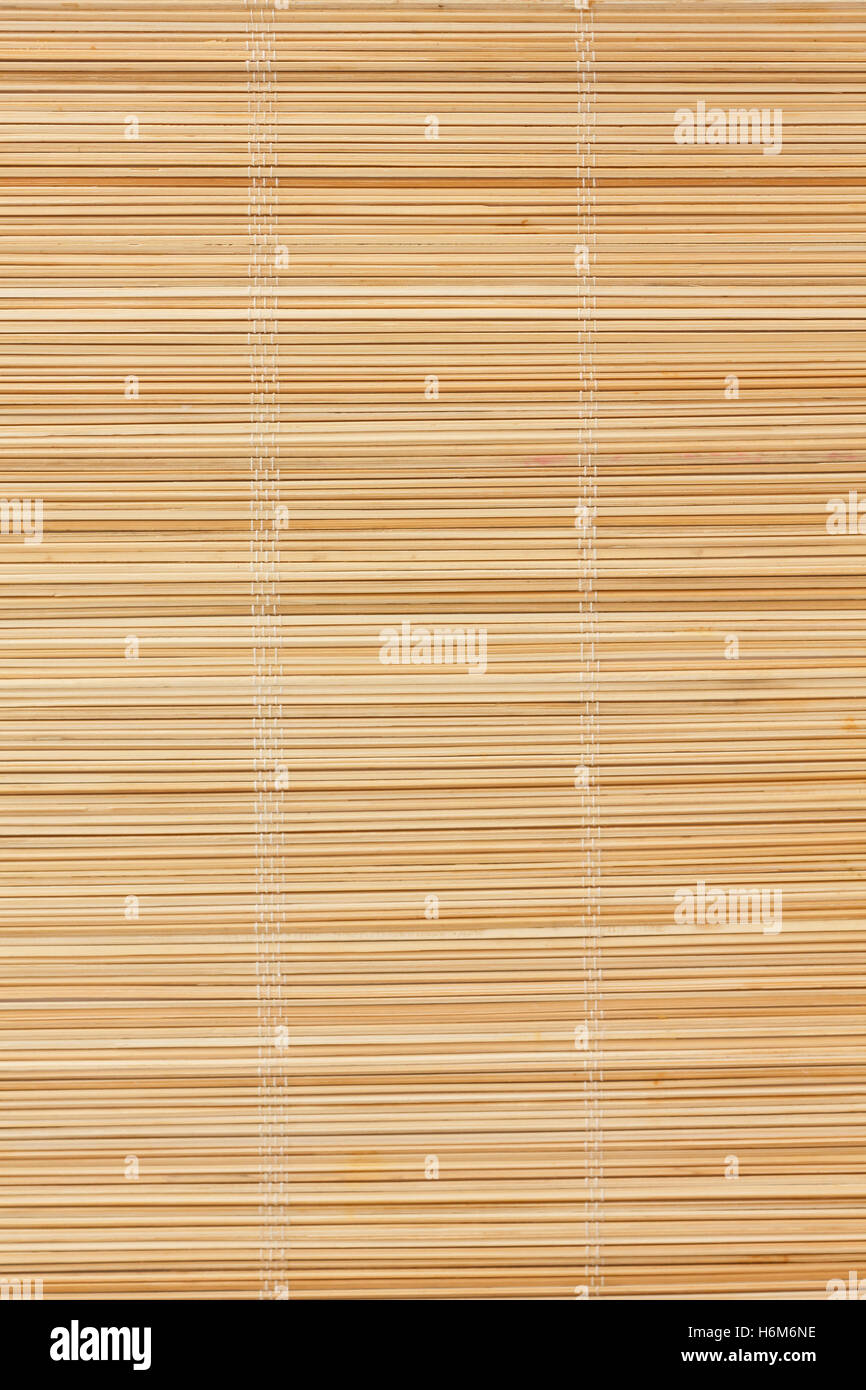 Bamboo mat background Stock Photo - Alamy