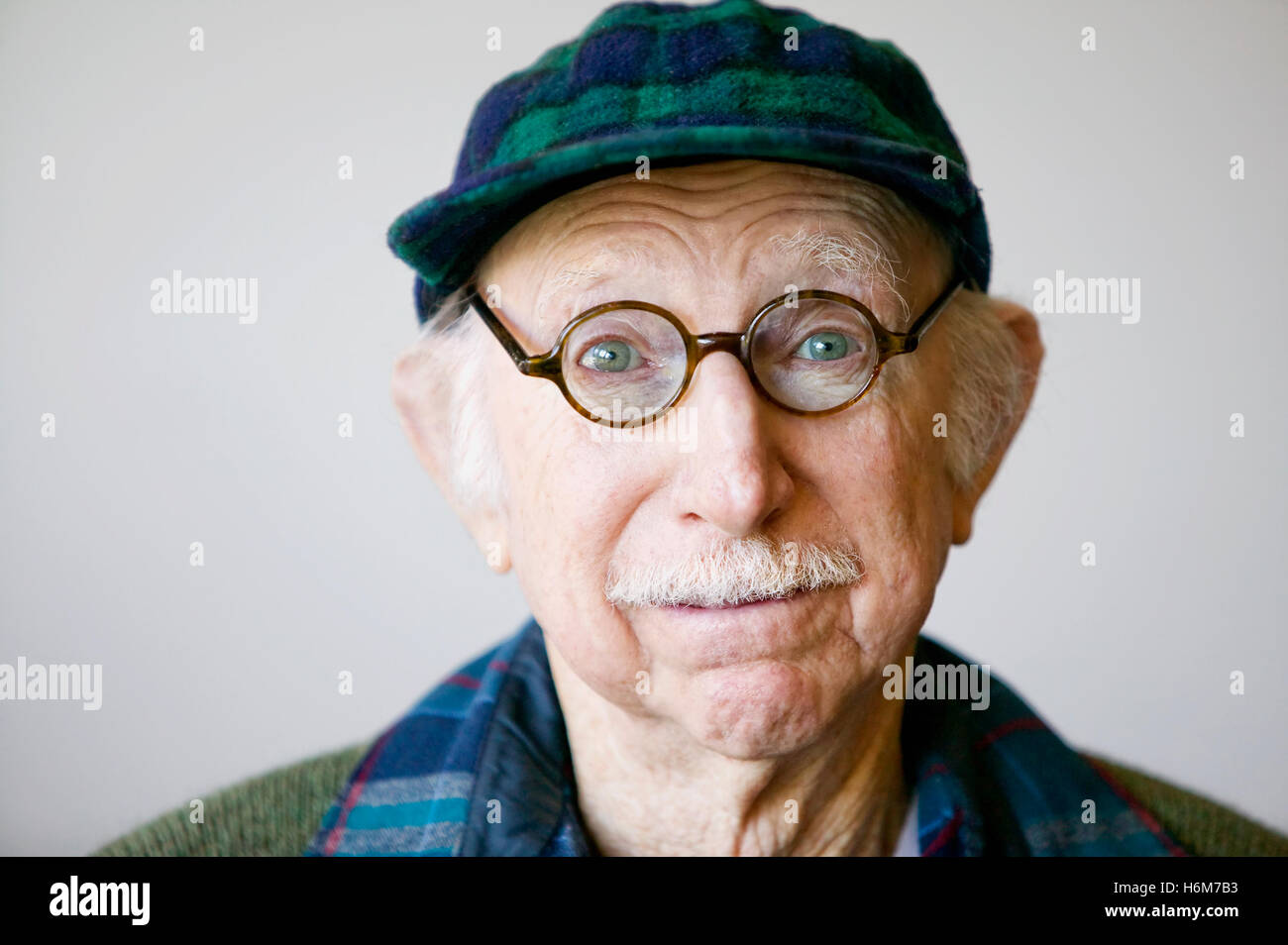 Pleasant friendly old age retired pensioner hi-res stock photography ...