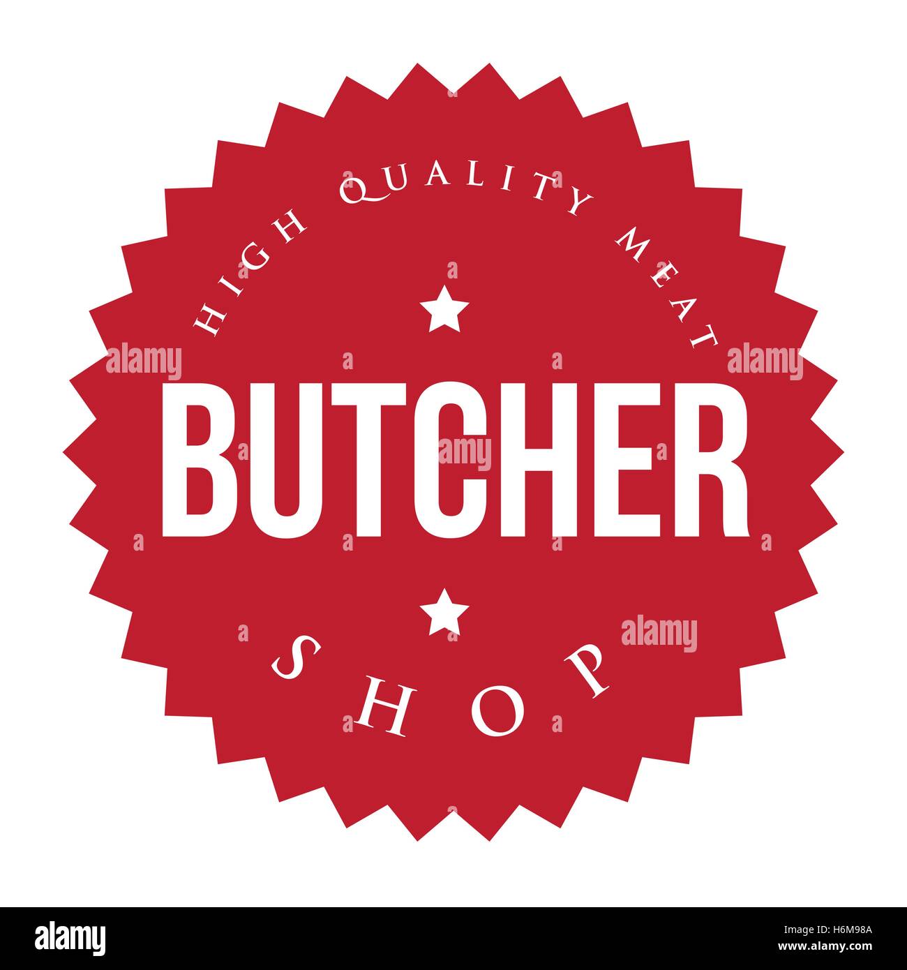 Butcher shop Stock Vector Images - Alamy