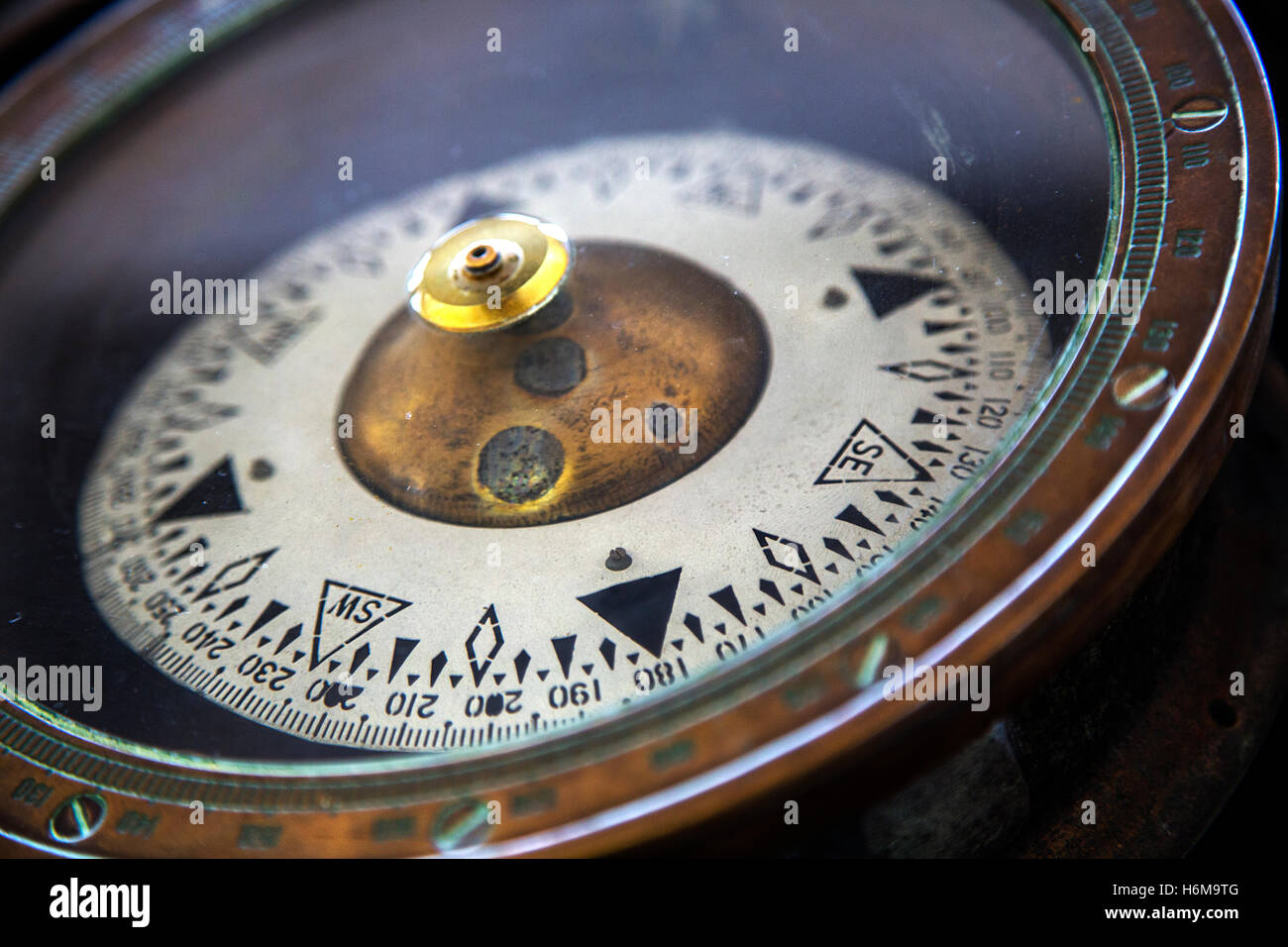 Vintage compass hi-res stock photography and images - Alamy