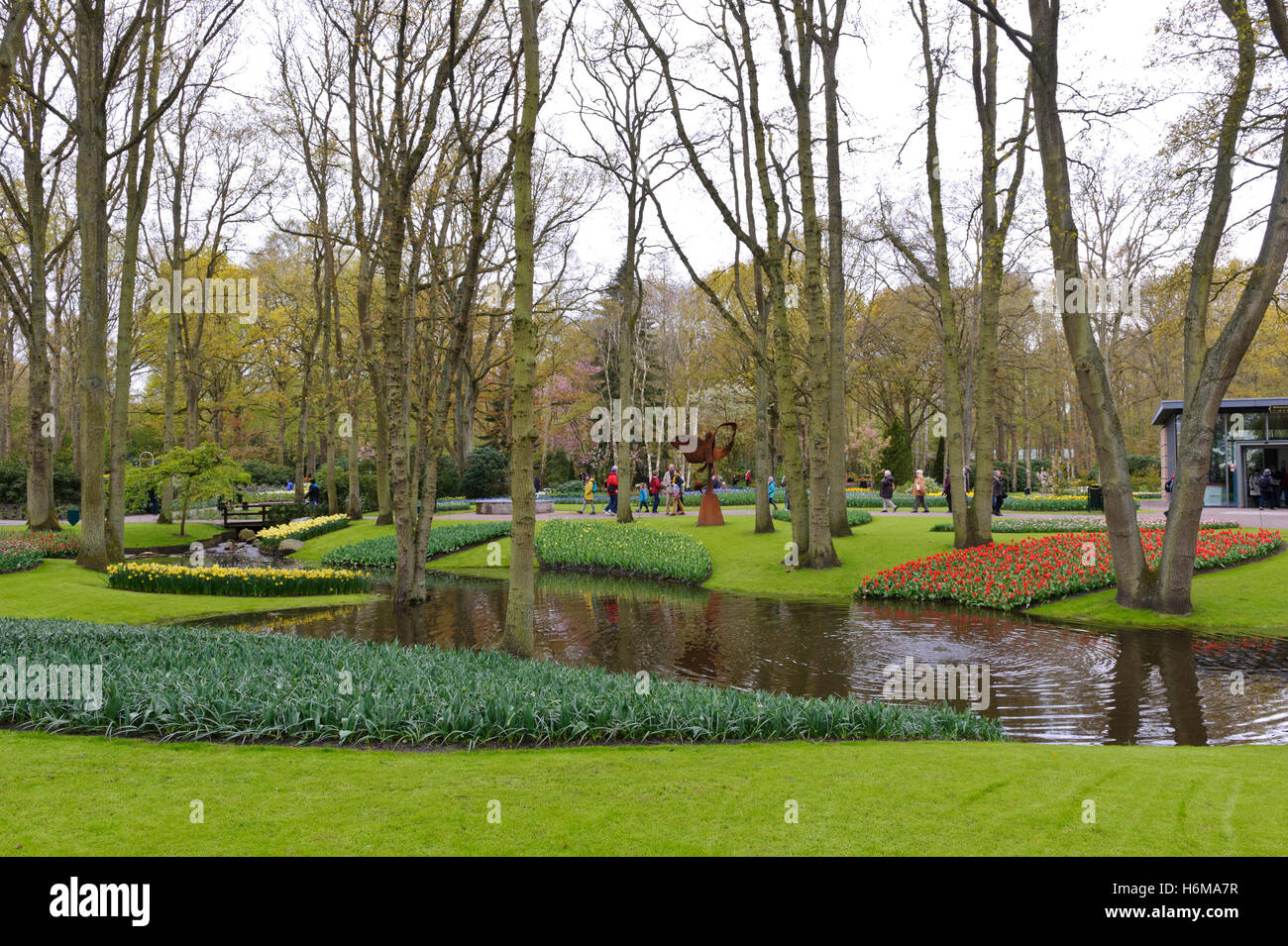 Keukenhof garden in Lisse, Holland, Netherlands Stock Photo - Alamy
