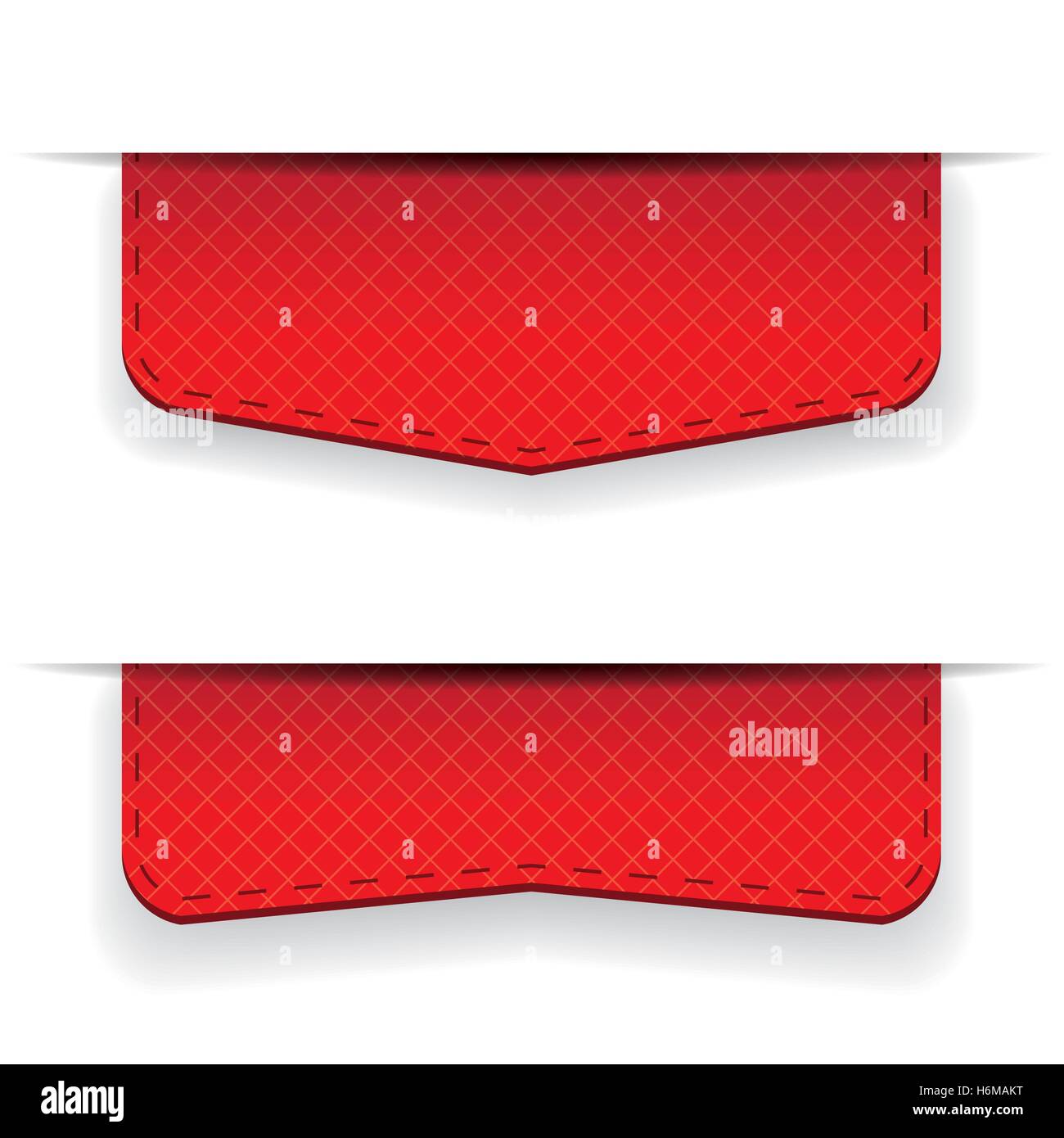 Curled red silk ribbon Stock Vector Images - Alamy