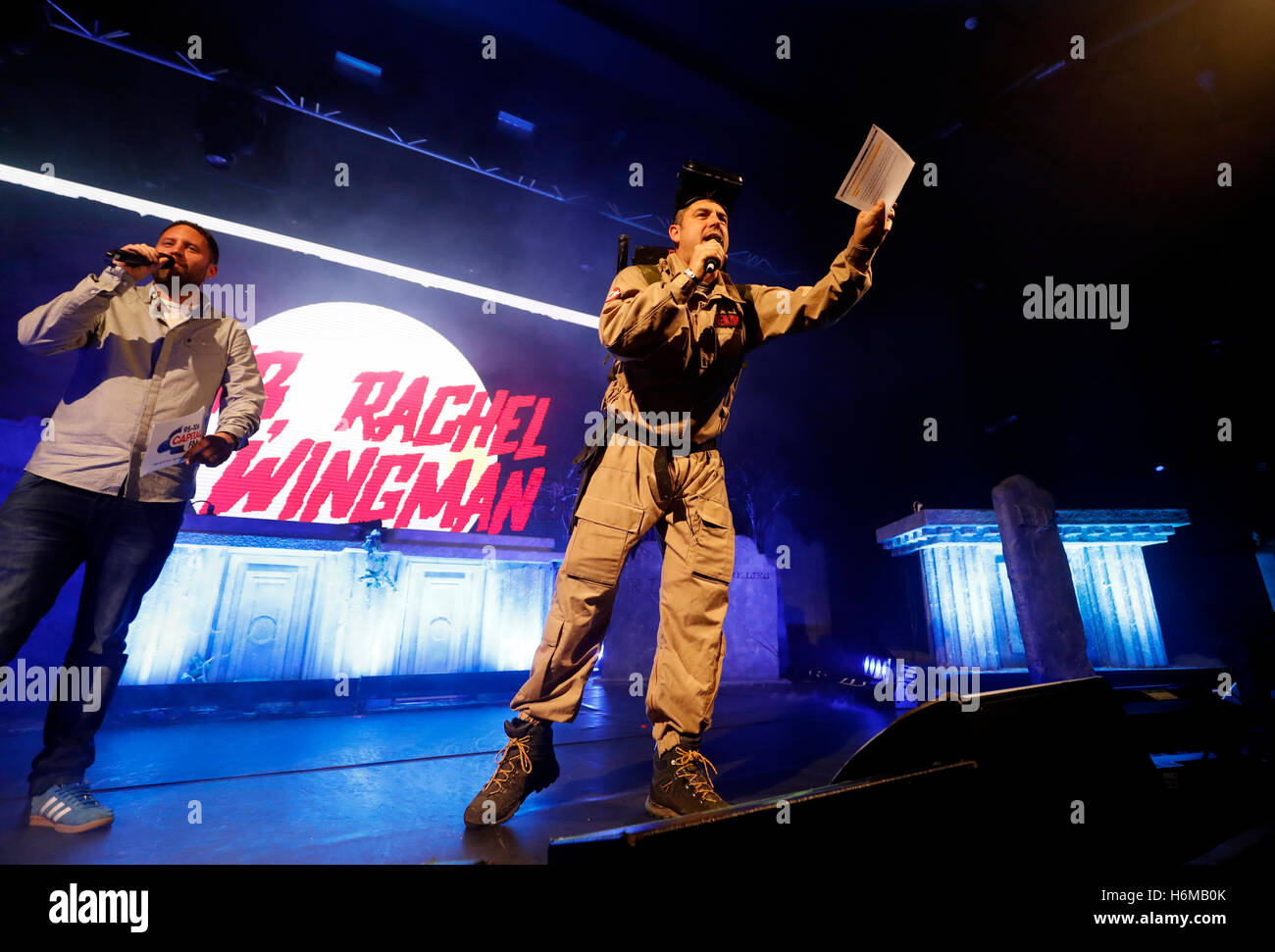 Capital Breakfast Show presenter Rob Ellis on stage during Capital FM's ...