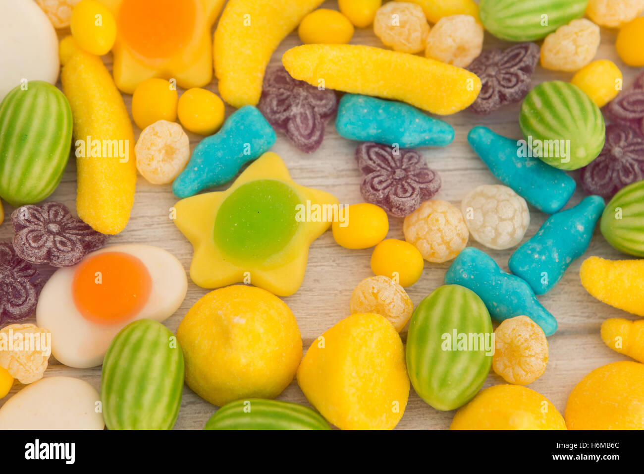 Candies different shapes colors hi-res stock photography and images - Alamy