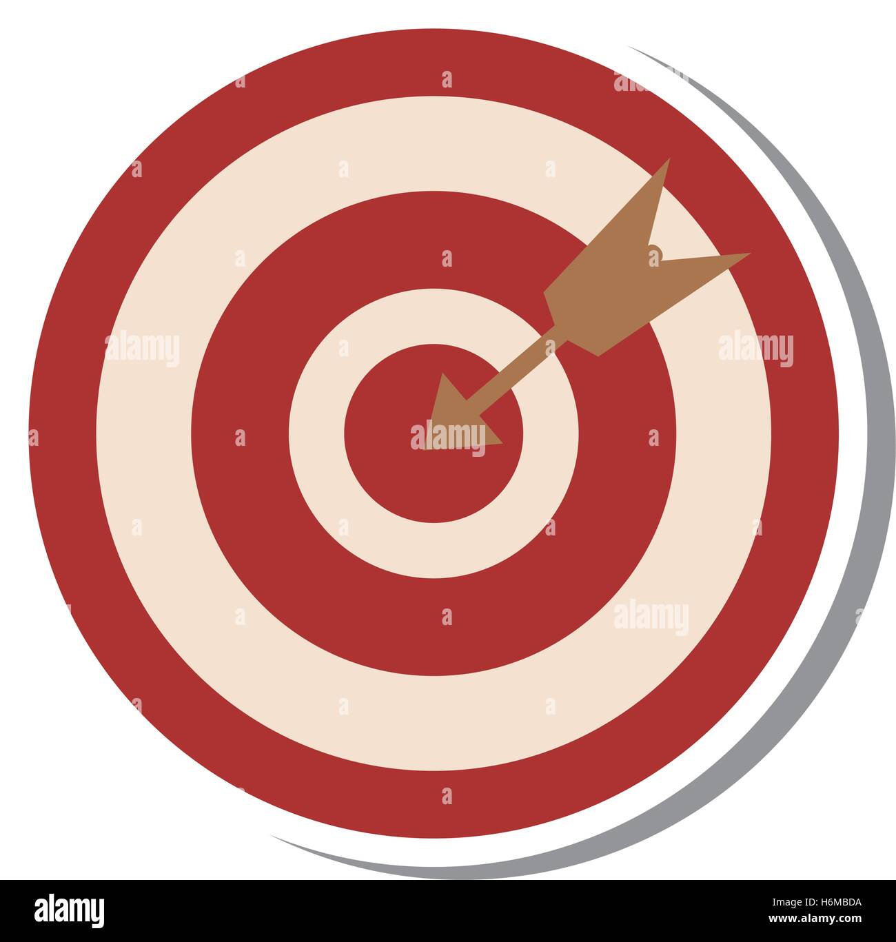 arrow target isolated icon vector illustration design Stock Vector ...