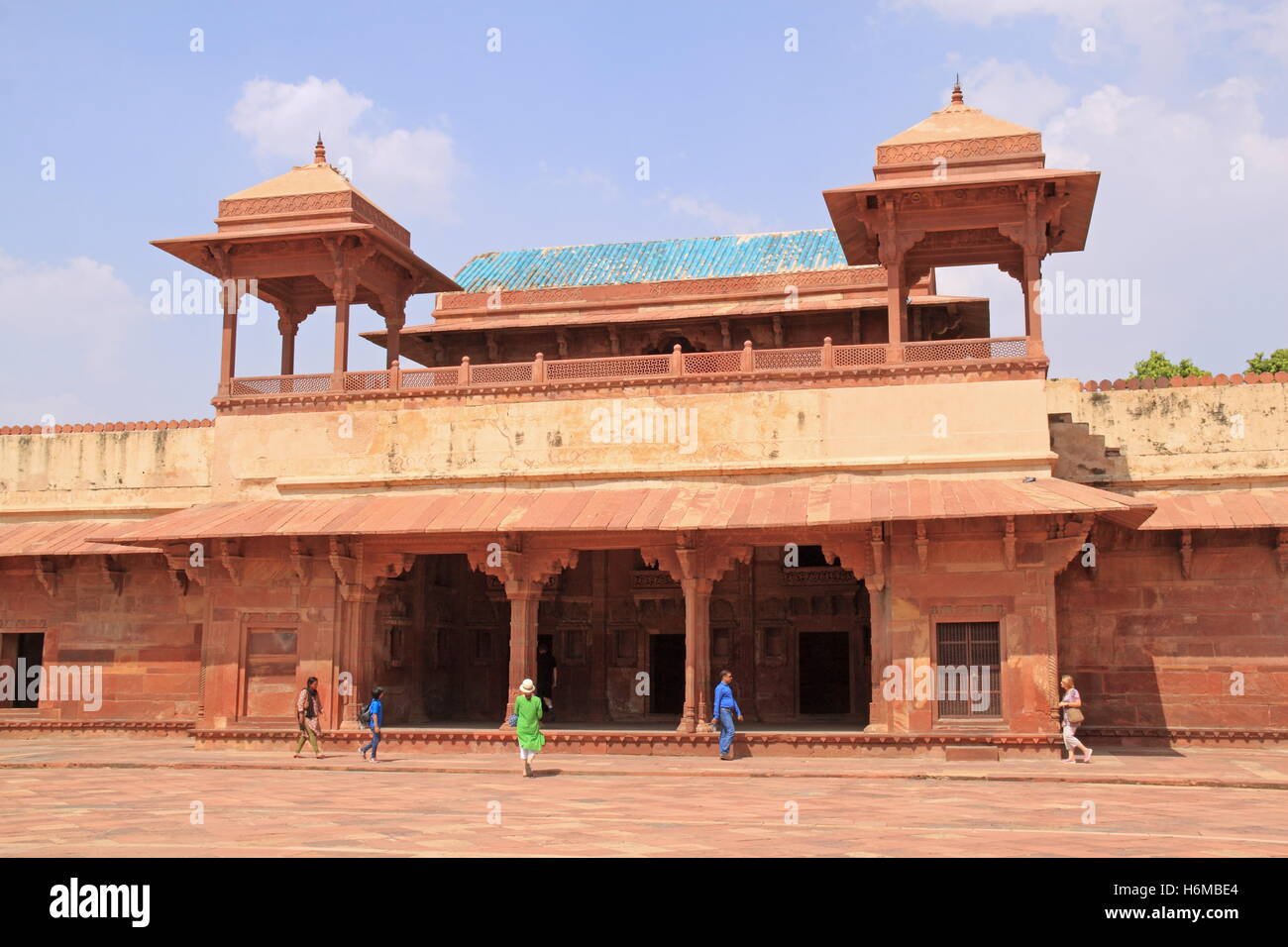 Jodha Bai's Palace, Fatehpur Sikri, Agra, Uttar Pradesh, India, Indian ...