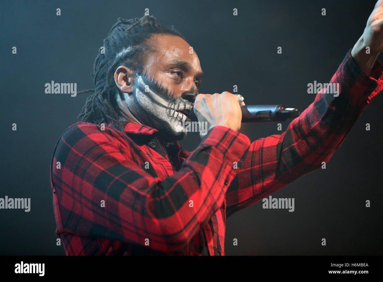 MC Justyce of Sigma performing on stage during Capital FM's Monster ...