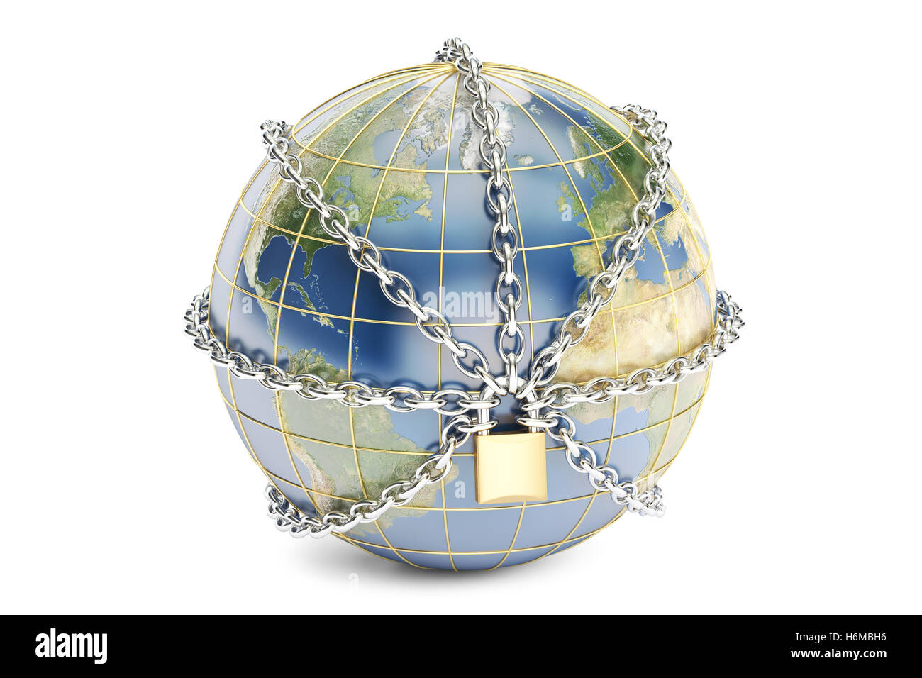 Ecology concept globe in Cut Out Stock Images & Pictures - Alamy