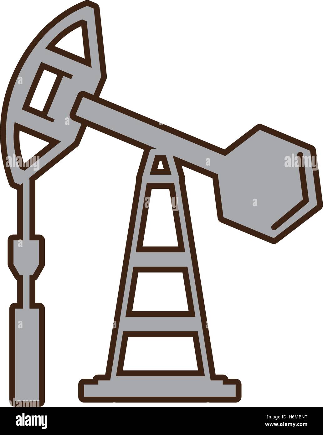tower oil exploration industry vector illustration design Stock Vector ...