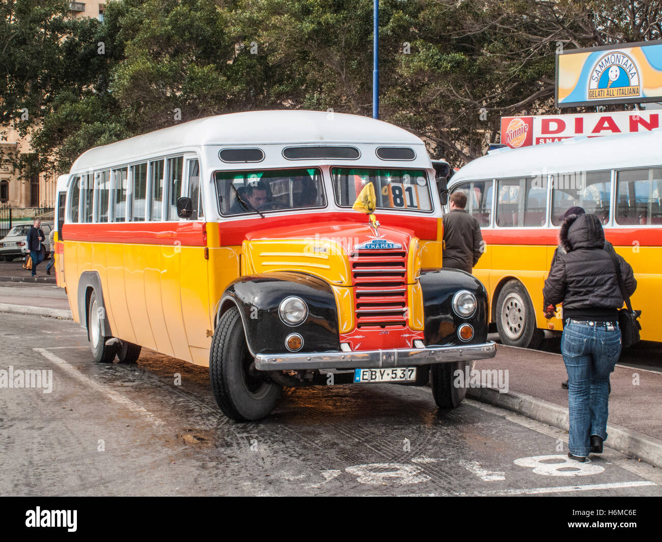 Old maltese bus hi-res stock photography and images - Alamy