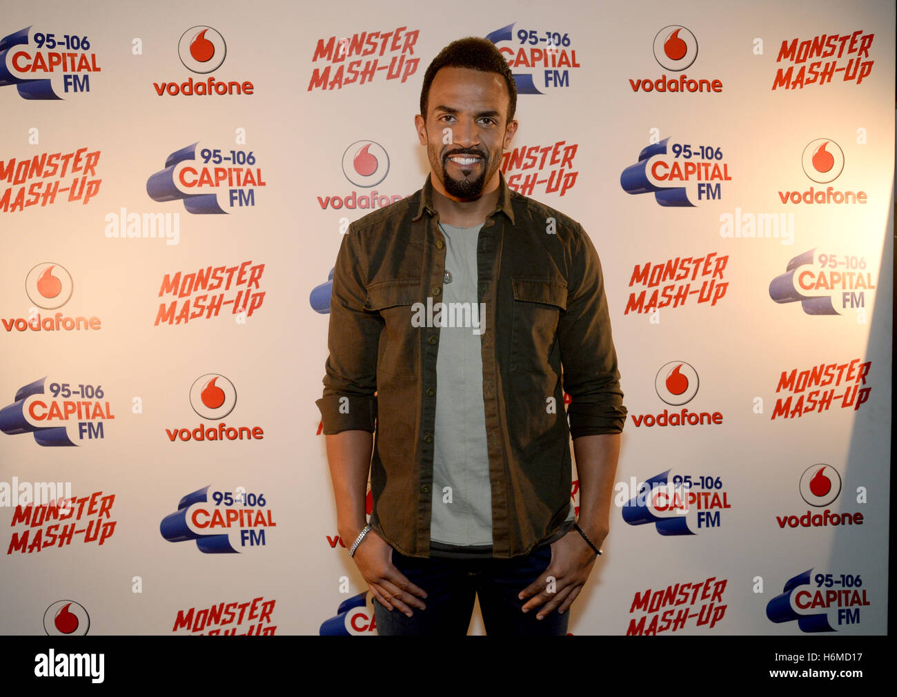Craig David backstage during Capital FM's Monster Mash Up with Vodafone ...