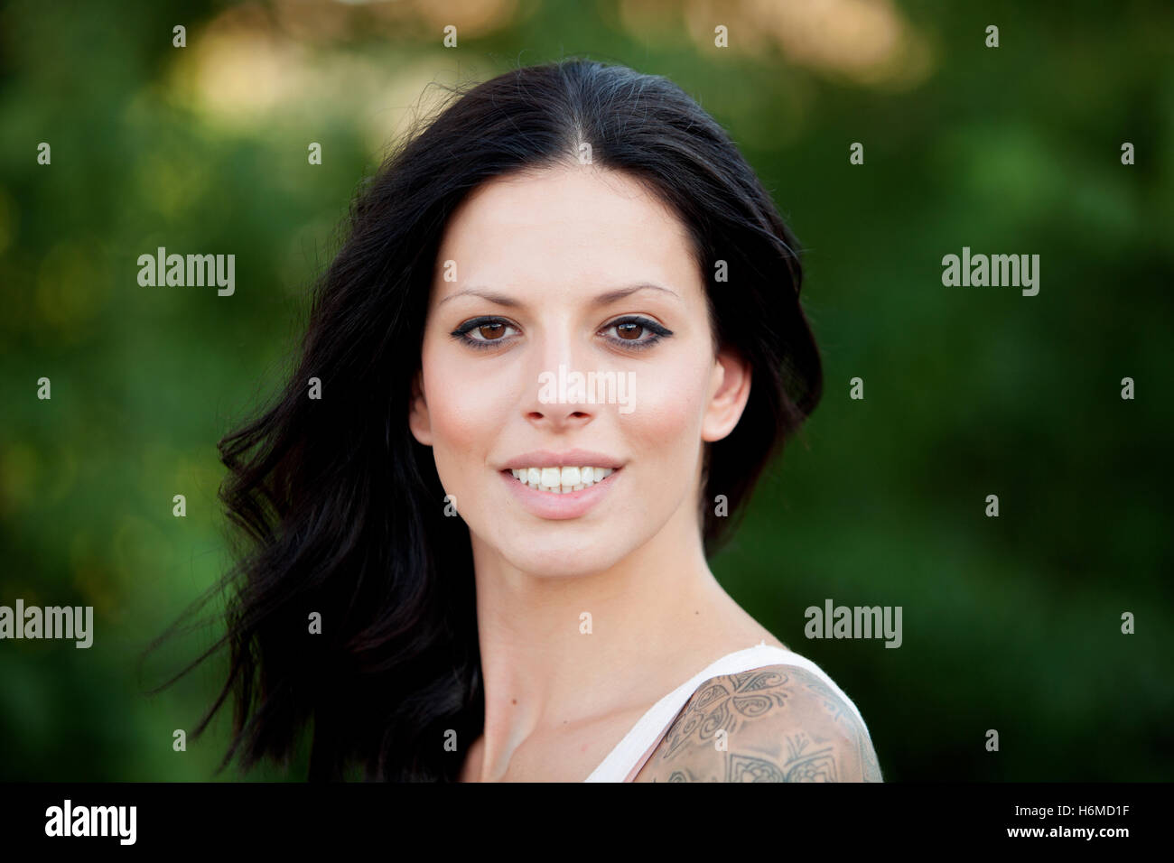 Tatoo american girl hi-res stock photography and images - Alamy