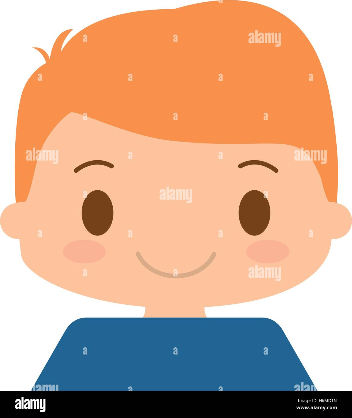 happy boy character avatar vector illustration design Stock Vector ...