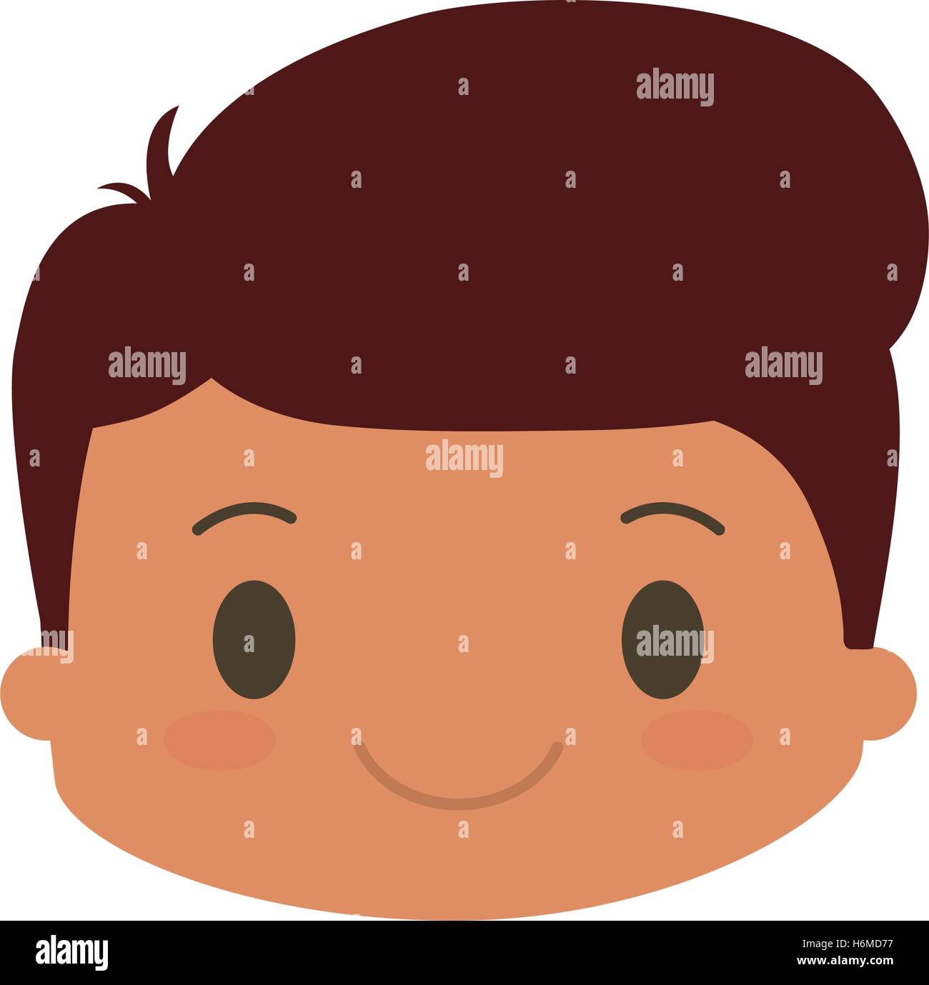 happy boy character avatar vector illustration design Stock Vector ...