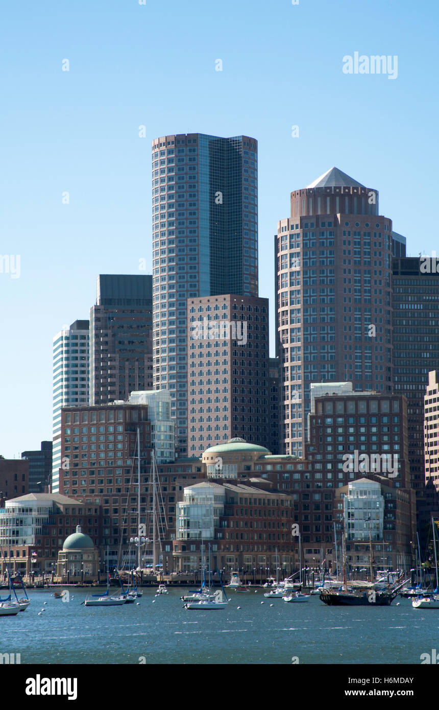 High Rise office buildings The Waterfront Boston Massachusetts USA ...