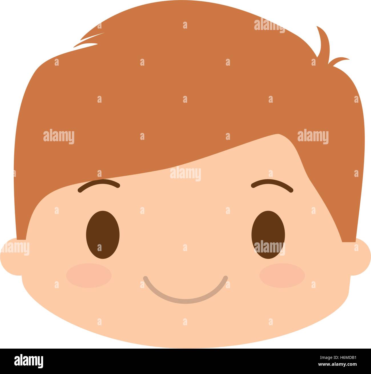 happy boy character avatar vector illustration design Stock Vector ...