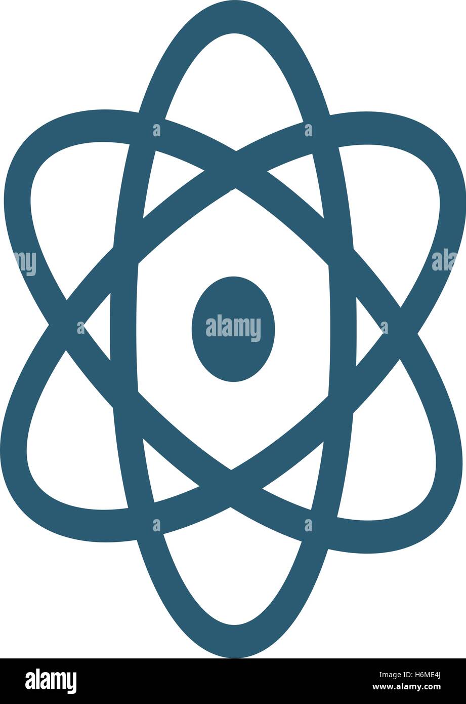 atom molecule isolated icon vector illustration design Stock Vector ...