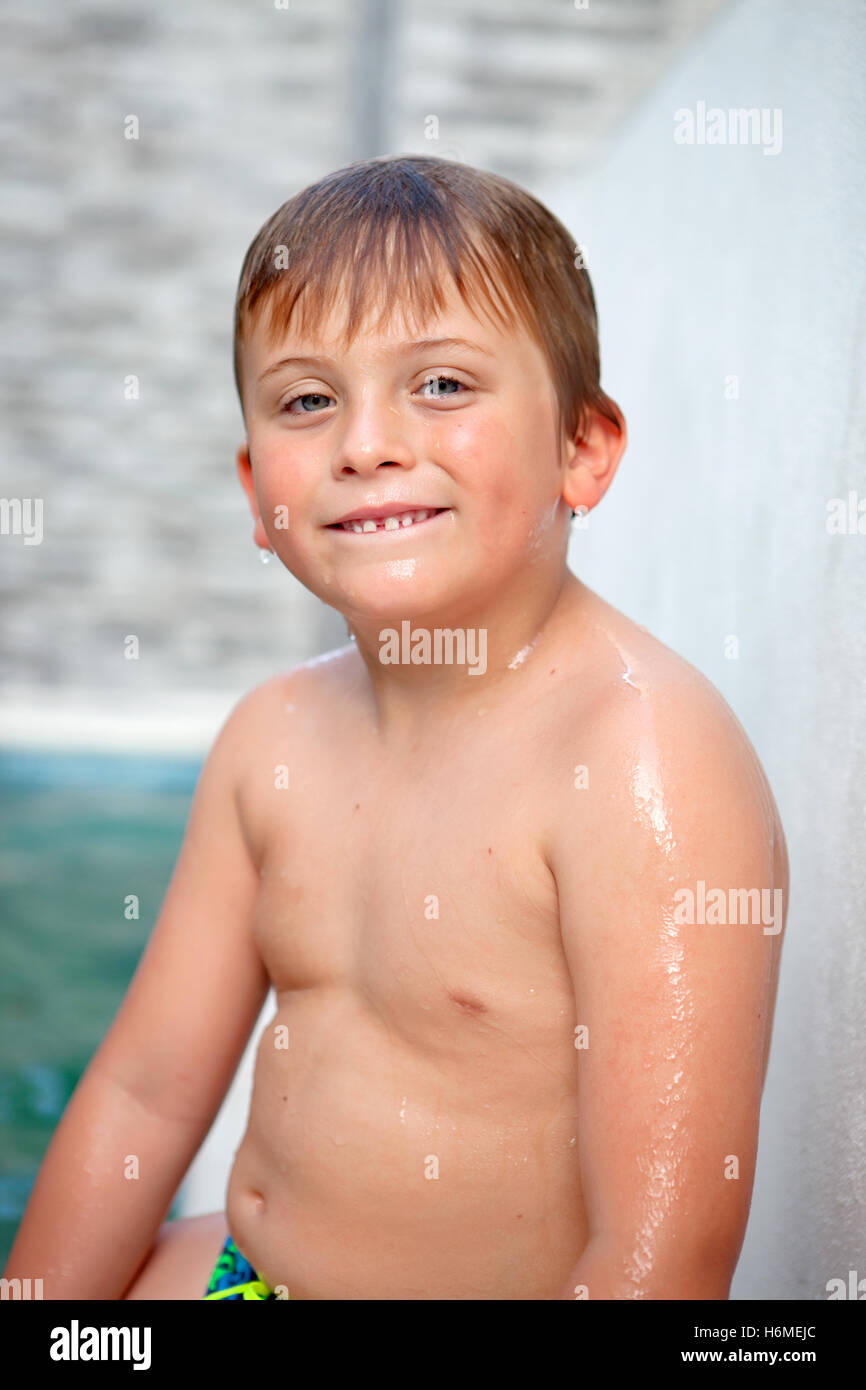 Cooling off in the pool hi-res stock photography and images - Alamy