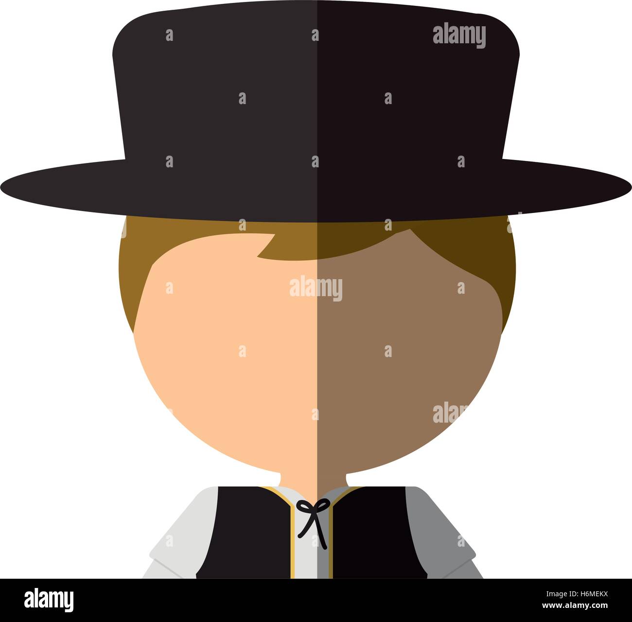Spanish flamenco man avatar vector illustration design Stock Vector ...