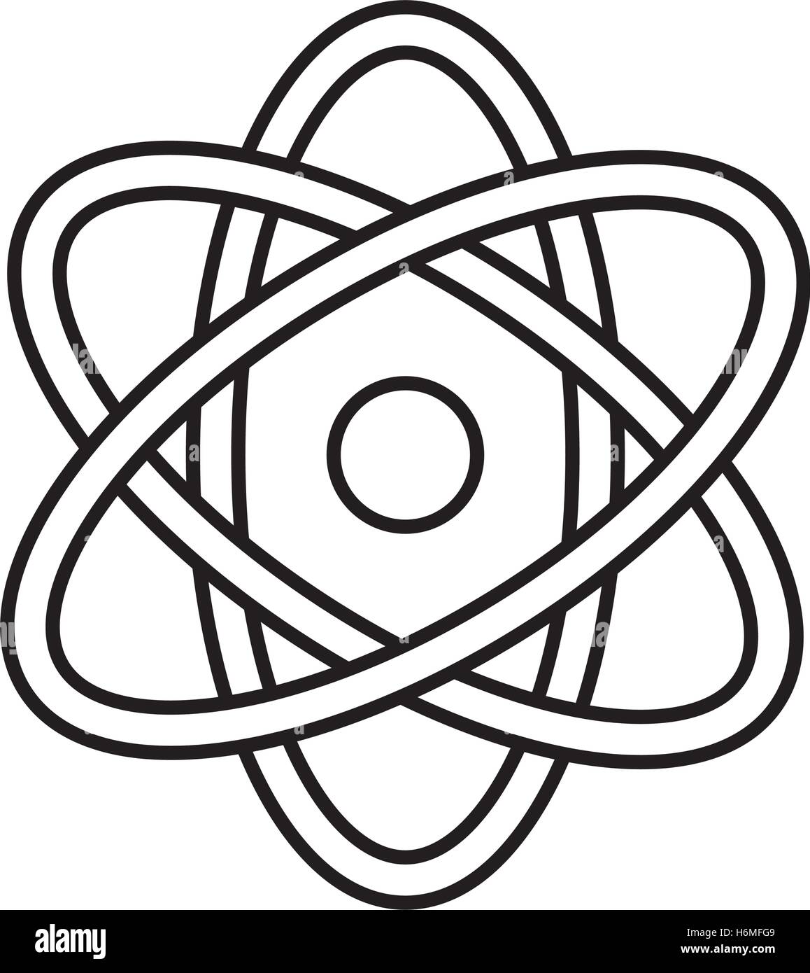 atom molecule isolated icon vector illustration design Stock Vector ...